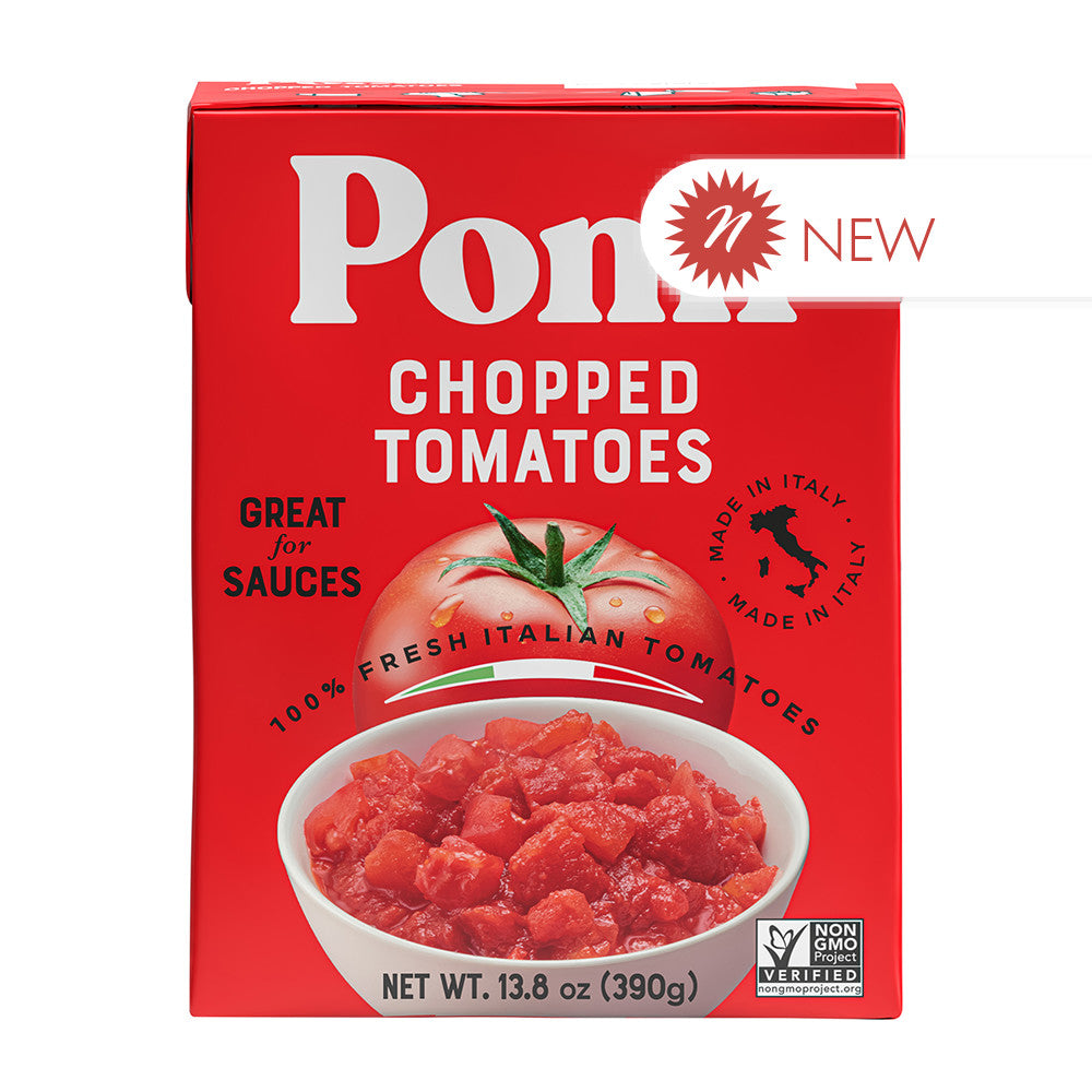 Pomi Chopped Tomatoes 13.8 Oz Box - Indulge in Decadent Delights ...